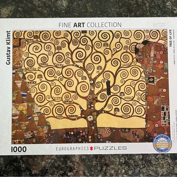 EUROGRAPHICS PUZZLES | Games | Gustav Klimt 00 Piece Eurographics ...